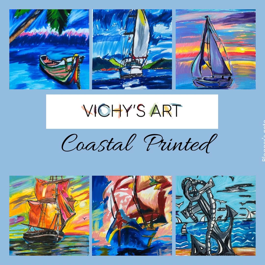 Beach Motifs (Prints) – Vichy's Art