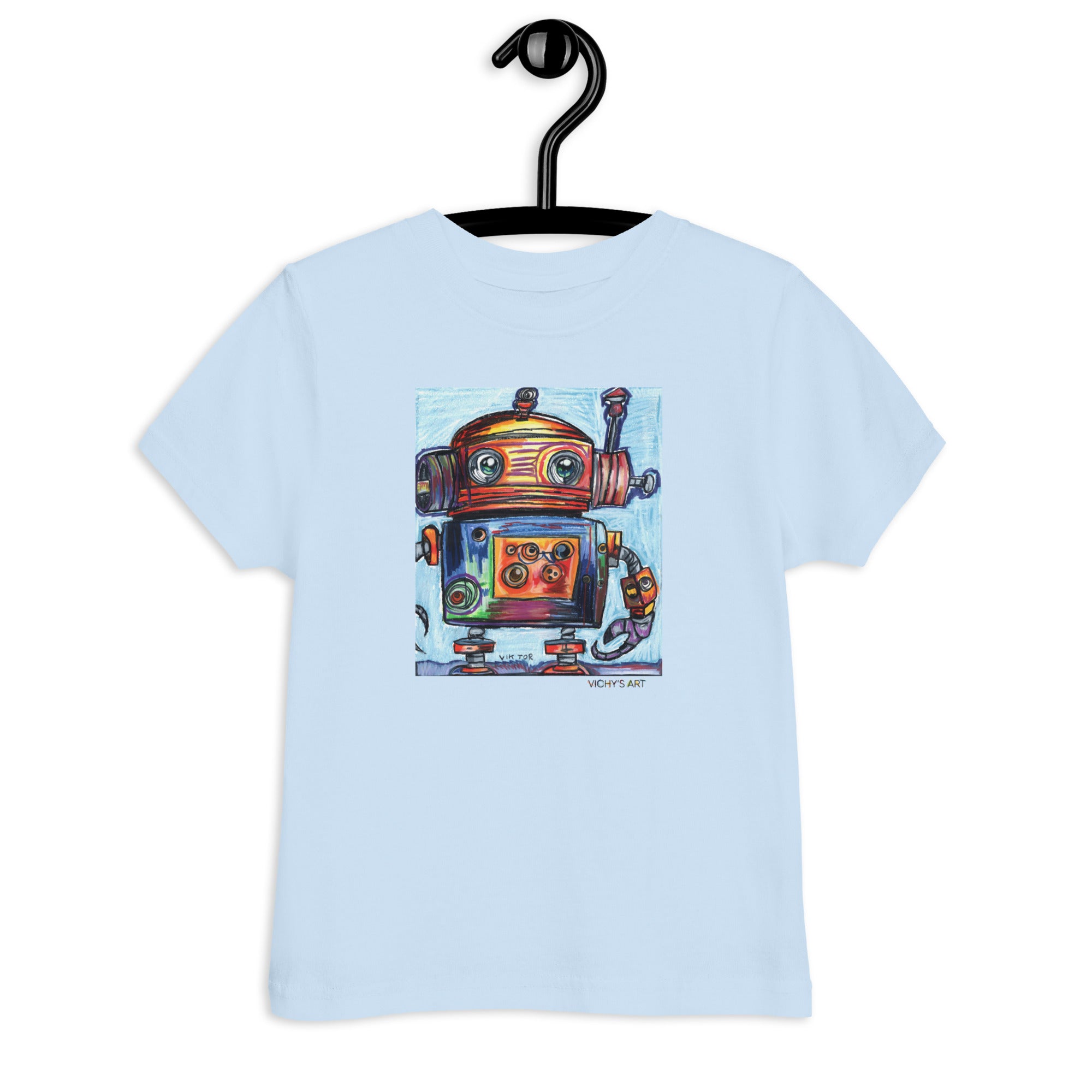Robot - Toddler jersey t-shirt – Vichy's Art