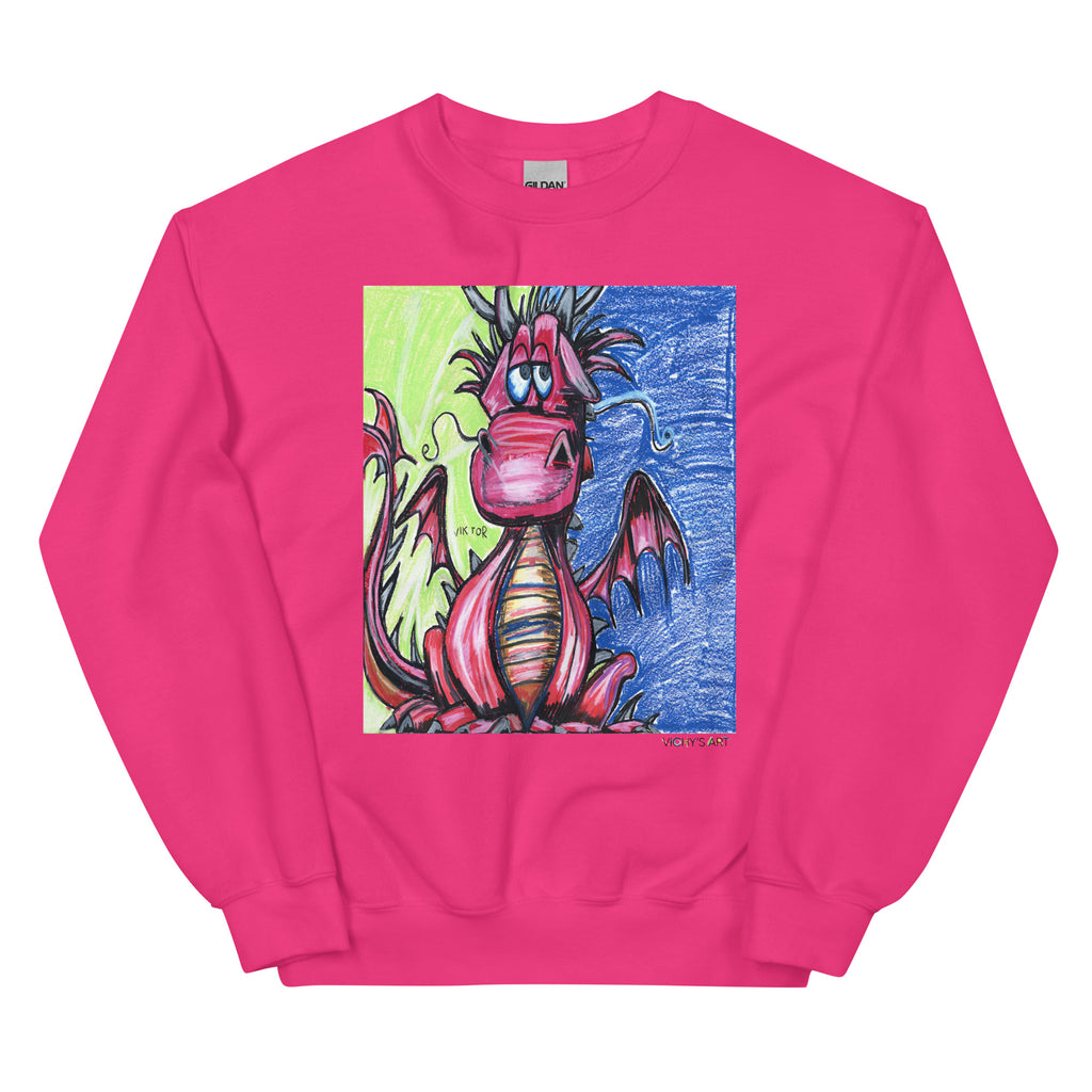 Red Dragon - Unisex Sweatshirt (adult S-5XL) – Vichy's Art